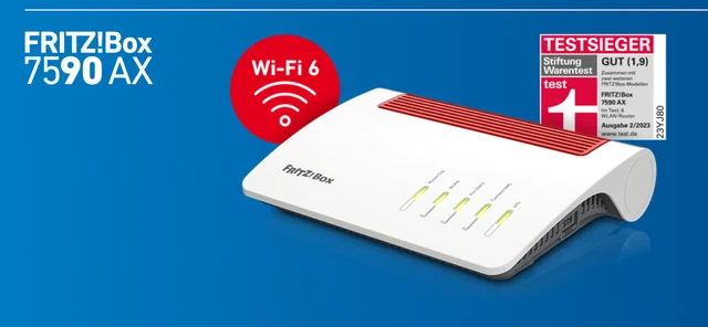 AVM FRITZ!BOX 7590 AX V2 WI-FI 6 N Router ADSL/VDSL WLAN MESH 20002998 NEU OVP🔥 EUR 218,99 ...