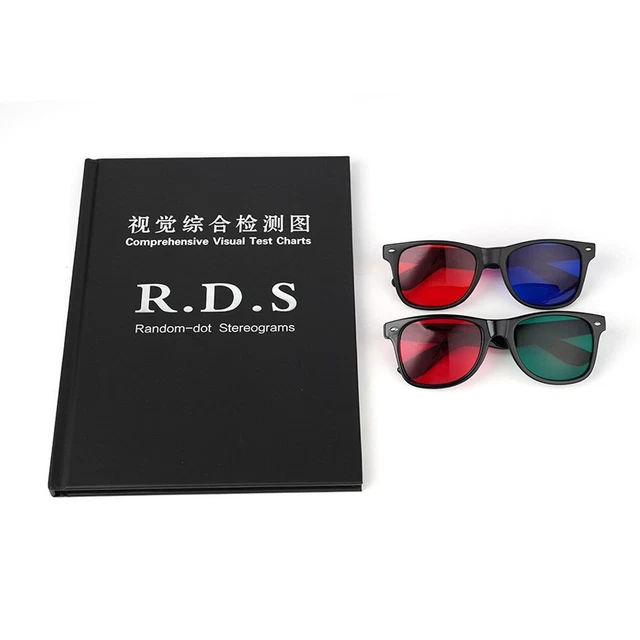 ASTIGMATISM AND COLOR Vision Testing Kit with Large Field of View Chart ...