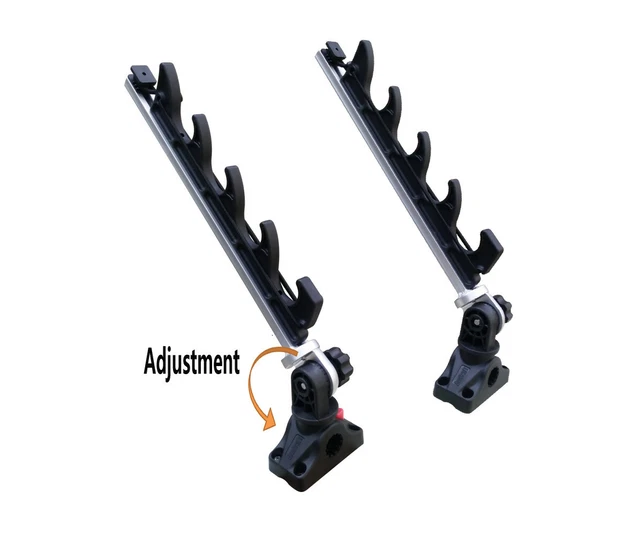 BROCRAFT CRAPPIE ROD Holder/Crappie Rod Transport Rack/Boat Rod Storage ...