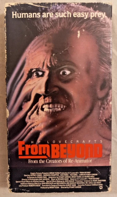 H.P. LOVECRAFT'S FROM Beyond VHS 1986 Horror Vestron £22.18 - PicClick UK