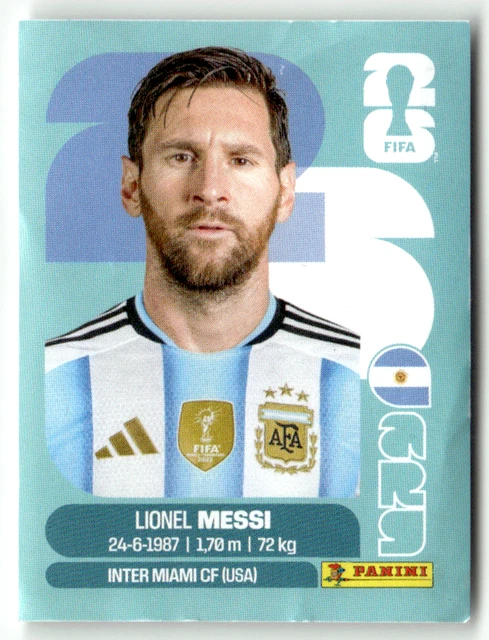 PANINI 2026 WORLD Cup Sticker No. ARG 17 Lionel Messi DAMAGE See ...