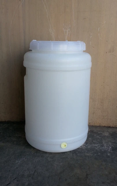 30 LT LITRE Water Storage Container Plastic Fermenter Drum Barrel Tank ...