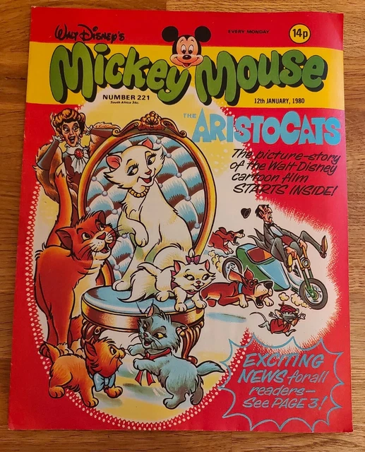 COMIC - UK Bronze Age Walt Disney's Mickey Mouse No #221 12th January ...