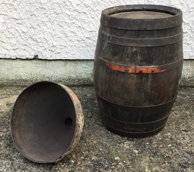 PETIT TONNEAU EN Chêne 50 Cm Fut De Chêne Barrique 50 Litres Old Tiny ...