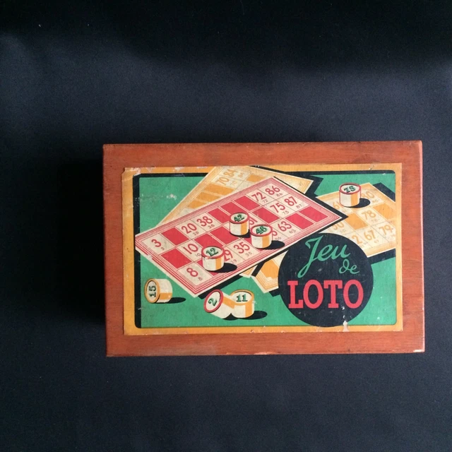 JEU DE LOTO ancien années 40 / French Bingo game box from the 50’s EUR ...