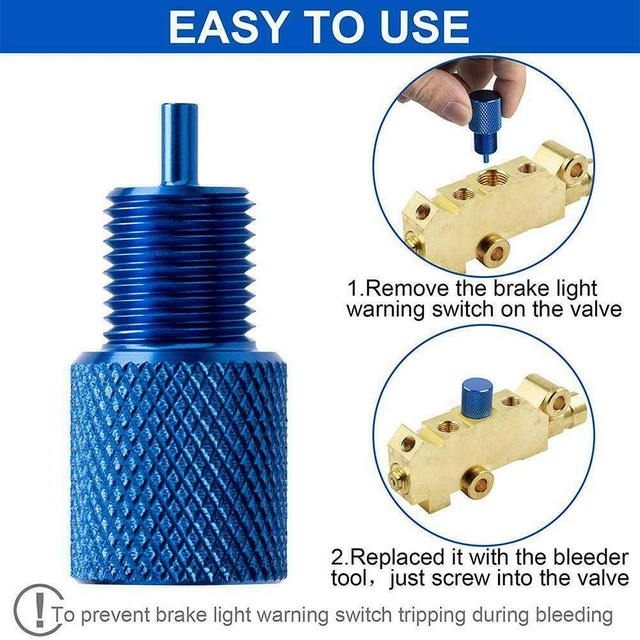 BRAKE PROPORTIONING VALVE BLEEDER TOOL For DISC DISC PV2 H DISC DRUM ...