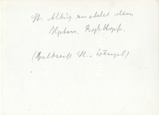 FOTO LEUTNANT ALBIG meldet Hauptmann Roßkopf Frankreich WK2 X274 EUR 15 ...