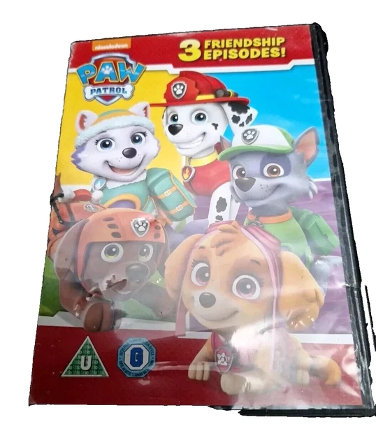 PAW PATROL : 3 Friendship Episodes - (DVD) - WITH CASE & FREE POSTAGE ...