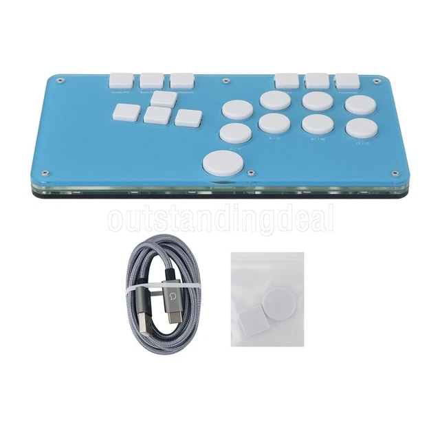 LEFT-HANDED WASD ARCADE Controller Fight Stick Game Controller for ...