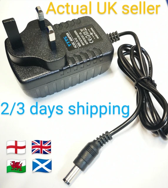 12V MAINS NUMARK KMX01 KMX02 DJ STATION AC-DC Switching Adapter CHARGER ...
