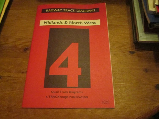 RAILWAY TRACK DIAGRAMS 4 Midlands & North West (Quail Map Company) £6. ...