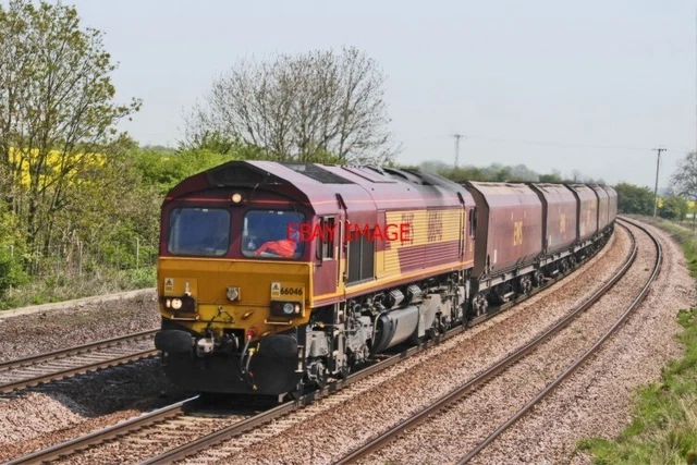 PHOTO CLASS 66 Loco No 66046 Nr Melton Ross 7Th May 2008 £1.75 ...