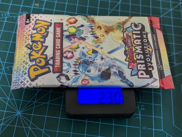 POKÉMON TCG: 1 X Prismatic Evolutions Booster Pack (HEAVY) 23g P1 £16. ...