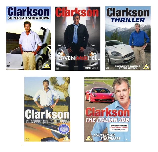 CLARKSON DVD (HEAVEN Hell Italian Job Supercar Showdown Thriller, Good ...