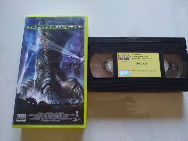 GODZILLA MATTHEW BRODERICK Jean Reno - VHS Nastro Spagnolo EUR 30,31 ...
