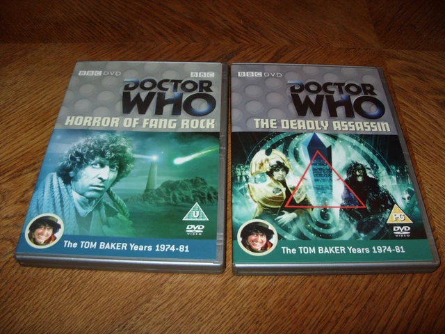 DR WHO DVDS x2 (4th DOCTOR Tom BAKER) - DEADLY ASSASSIN / HORROR OF ...