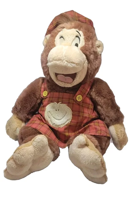VINTAGE HAVEN GREEDY Monkey Gorilla Tartan Outfit Cuddly 15"Plush Soft ...
