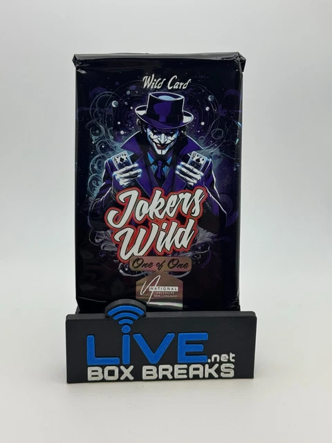 2025 WILD CARD National Exclusive Football Jokers Wild Gold Pack ...