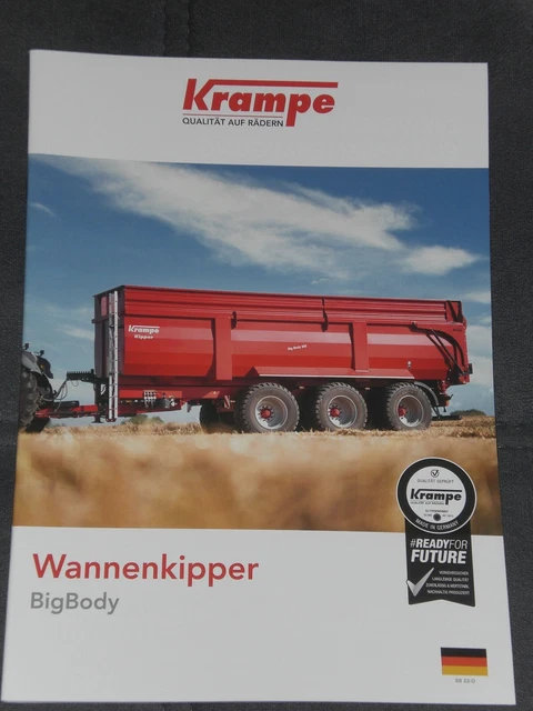 KRAMPE WANNENKIPPER, MULDENKIPPER BIGBODY Prospekt von 2022 ( 8681 ...