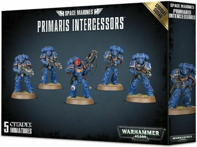 WARHAMMER 40K SPACE Marine Primaris Intercessor Squad 5 hommes Sprue ...