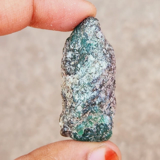 56.75 CT CERTIFIED Natural Zambian Emerald Raw Rough Loose Rough ...