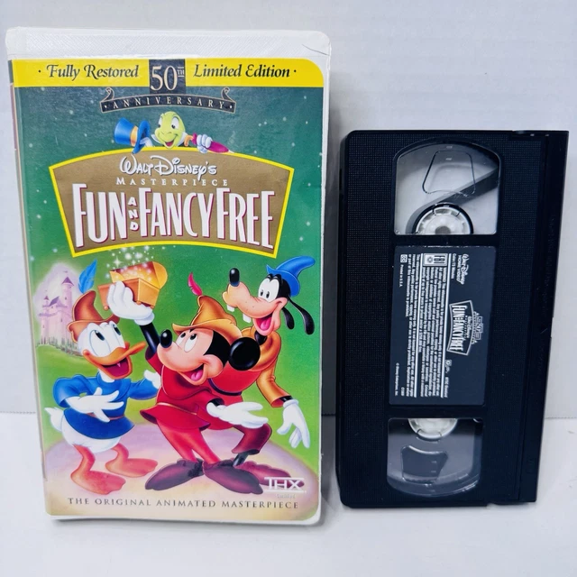 RARE VINTAGE , Fun and Fancy Free (VHS, 1997) Walt Disney £13.30 - PicClick UK