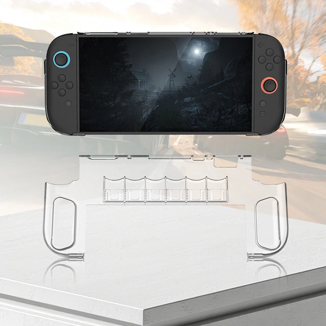 CLEAR PC CASE for Nintendo for Switch 2 Transparent Shell with 6 Game ...