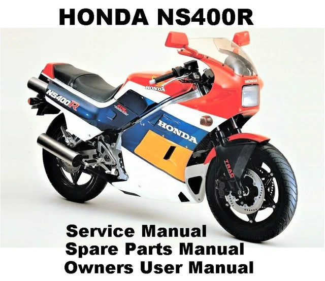 HONDA NS400R NS NSR 400 Owners Service Workshop Repair Parts Manual PDF ...