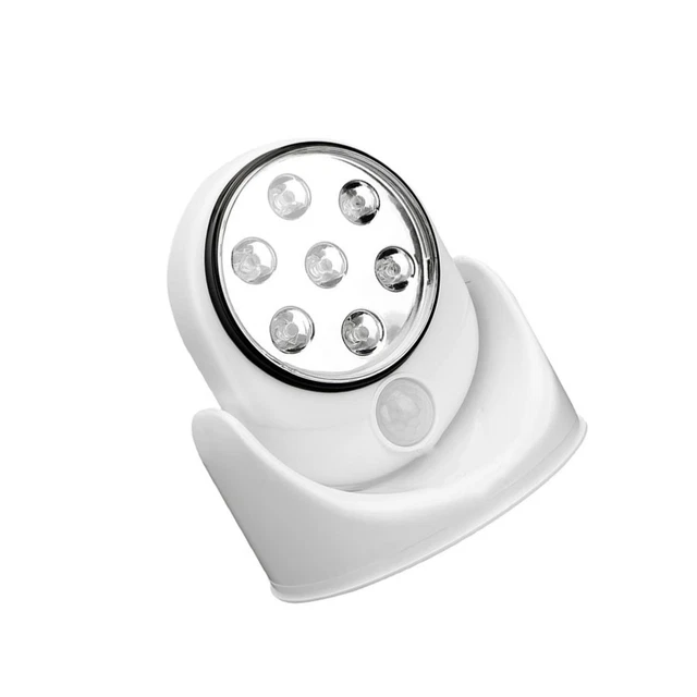 180 DEGREE MOTION Sensor LED Nightlight Rotation Lamp for Stairs Use £ ...
