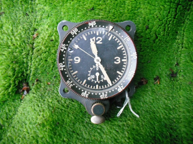 WW2 GERMAN FIGHTER me109 clock working but needs servicemake junghans £ ...
