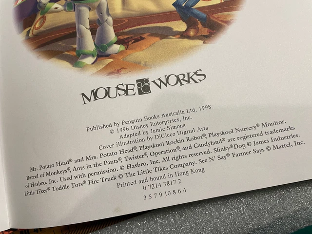 DISNEY'S TOY STORY Classic Storybook Collection, Mouse Works 1998 £7.73 ...