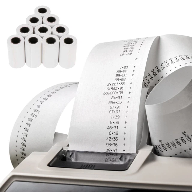 SQUARE RECEIPT PAPER Thermal Register Paper Thermal Printer Paper £10. ...