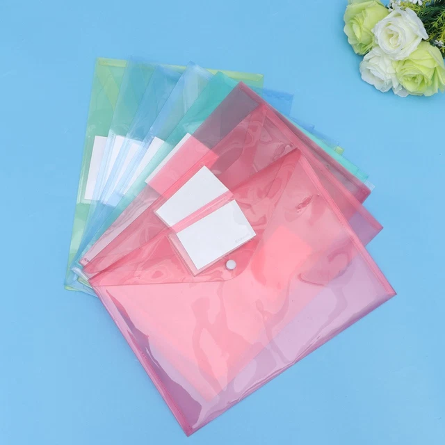 10 PCS DESK Organisers Paper Button Folder Office File Organizer $28.59 ...