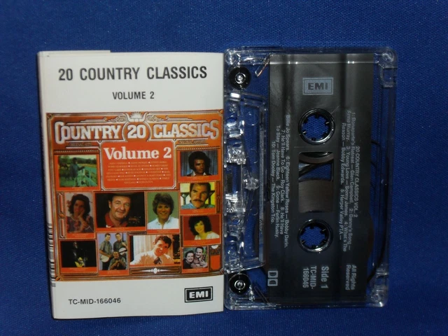20 COUNTRY CLASSICS Volume 2 - Australian Cassette Tape Nm - Various ...