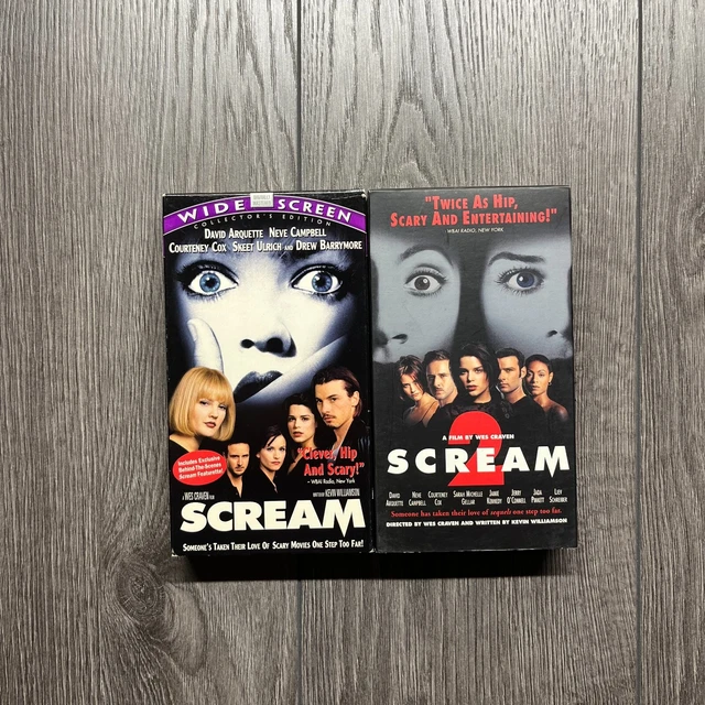SCREAM 1 & 2 Canadian VHS Lot HORROR Wes Craven $4.94 - PicClick CA