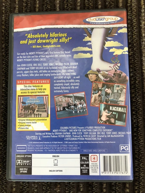 MONTY PYTHON'S - And Now For Something Different (Vgc/Nm) R4 Dvd - John ...