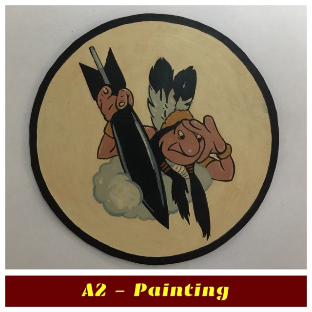 WW2 HAND PAINTED 462nd Bomb Squadron Leather Patch EUR 73,30 - PicClick FR