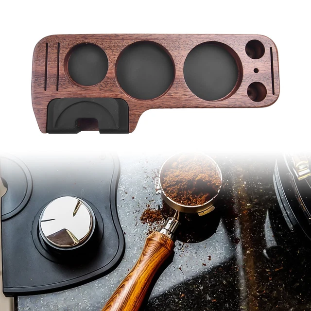 SUPPORT DE SUPPORT pour outil à café expresso en bois 5 en 1 pour porte ...