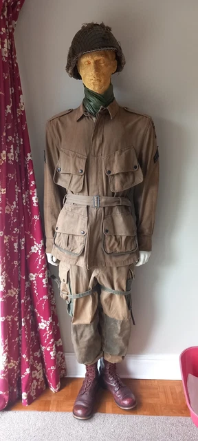 BAND OF BROTHERS reproduction M42 Jumpsuit and Garand belt,D Day,US ...