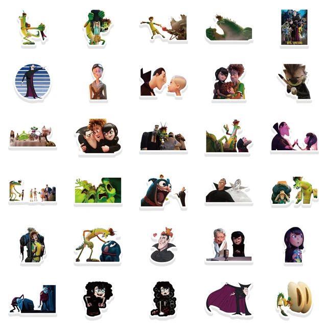 60PCS HOTEL TRANSYLVANIA Movie Film Mavis Dracula Jonathan Graffiti ...