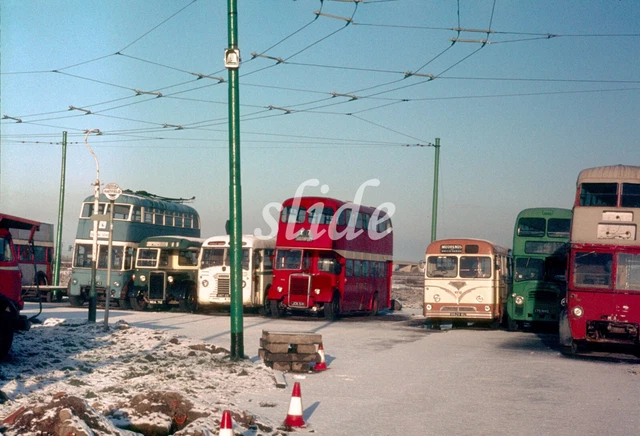 RIBBLE LEYLAND PD2 Bus 1466 Sandtoft Trolleybuses Orig Slide+Copyright ...