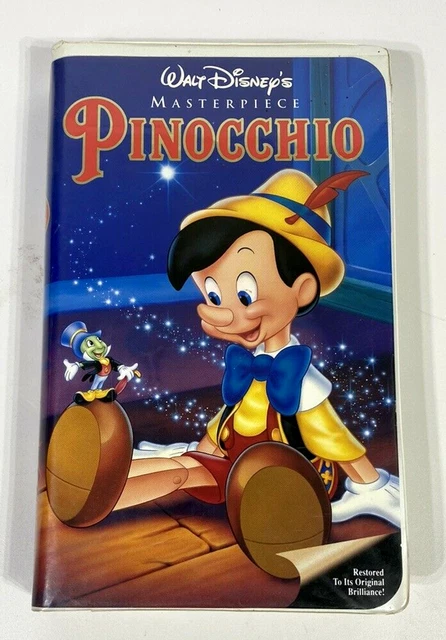 1993 WALT DISNEY'S PINOCCHIO Masterpiece Collection VHS Code #239 RARE ...