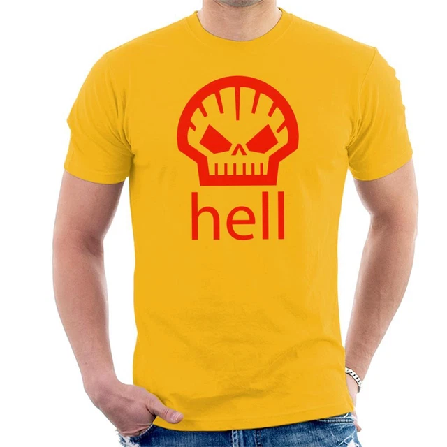 HELL SHELL LOGO As Worn By Heath Ledger Men's T-Shirt EUR 19,06 ...