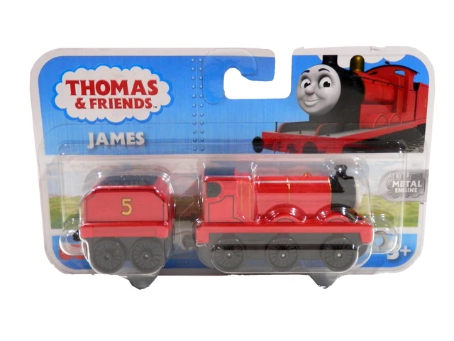 THOMAS & FRIENDS James Locomotive Train Metal Engine 1:64 Fisher-Price ...