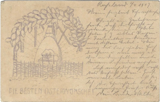 CARTOLINA DISEGNATA PRIMA Guerra Mondiale Ww1 Disegno Drawing ...