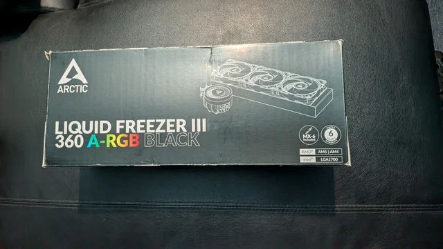 ARCTIC LIQUID FREEZER III Pro 360 A-RGB black PC Water Cooler AIO CPU ...