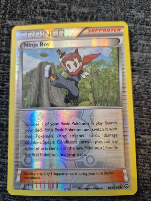 POKÉMON TCG NINJA Boy Steam Siege 103/114 Reverse Holo Uncommon £1.00 ...