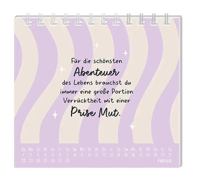 MINI-KALENDER 2026 DER beste Tag | Mini-Kalender | GRAFIK WERKSTATT Das ...