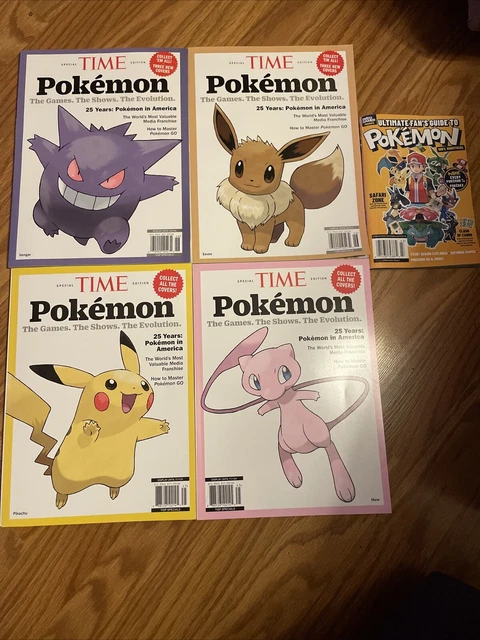 POKÉMON TIME MAGAZINE Special Edition 2024 25 Years in America Complete ...