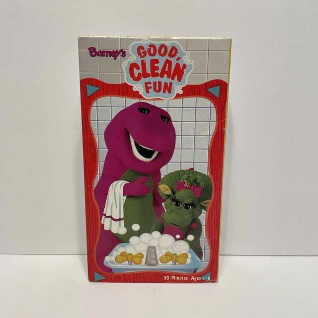 BARNEY’S GOOD, CLEAN Fun VHS 1998 Home Video Lyrick Studios £25.33 ...